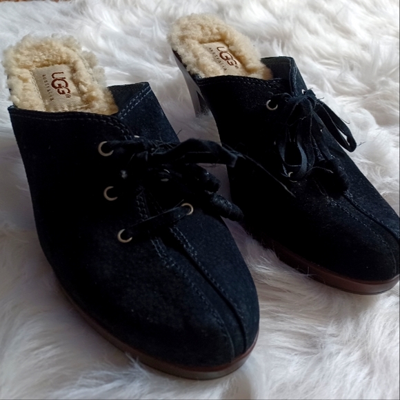 UGG | Shoes | Ugg Mules Clogs Sz 65 Black | Poshmark
